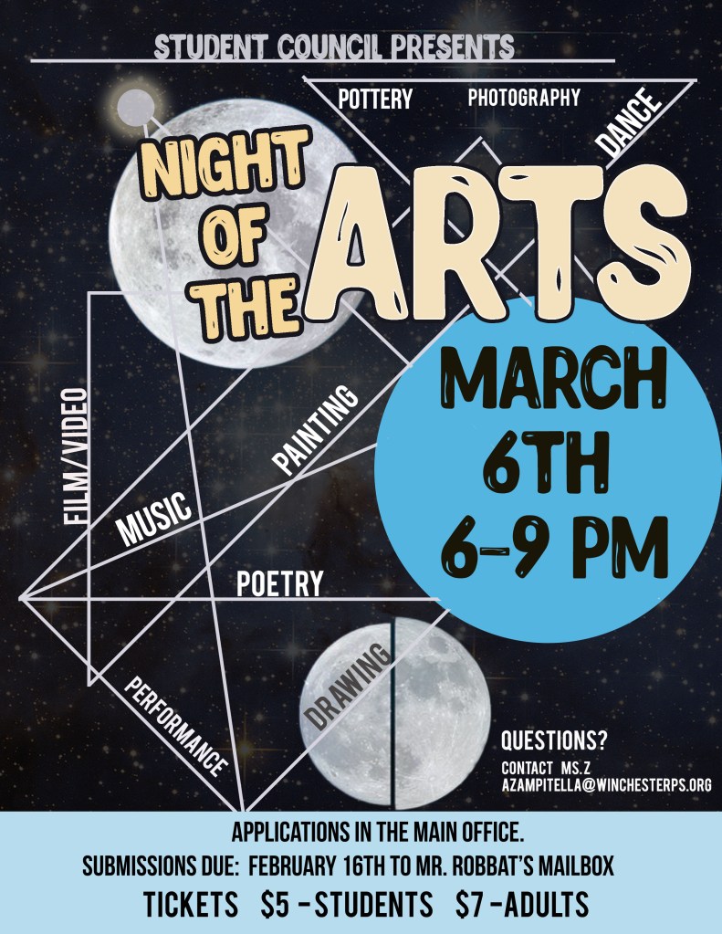 Night of the Arts – WHS Learning Commons